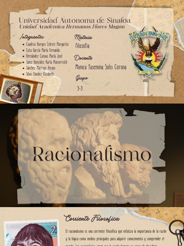 Racionalismo Filosofia Equipo3 | PDF