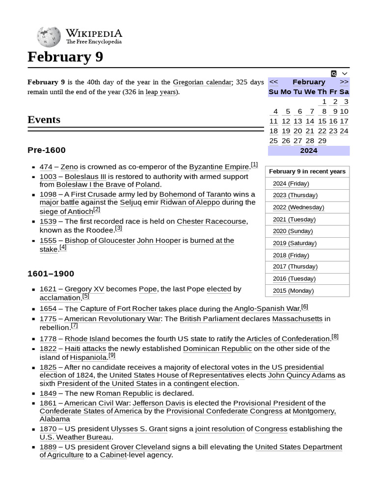 February 9 | PDF