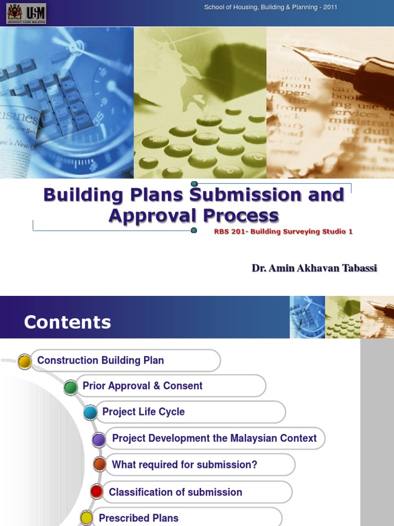 Building Plans Submission and Approval Process | PDF | Design | Project ...