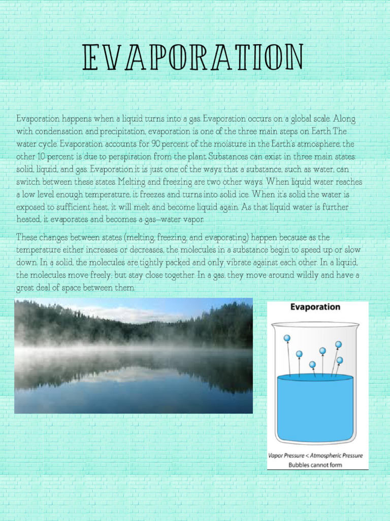 Evaporation | PDF