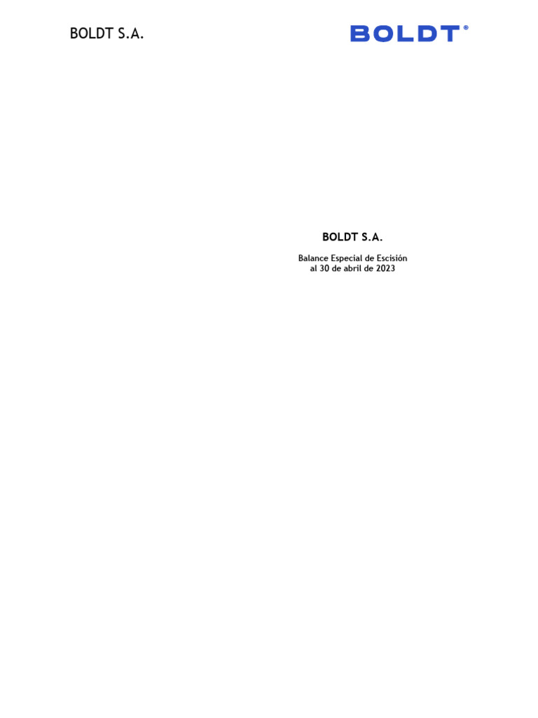 2023 04 EEFF Escision Boldt SA | PDF
