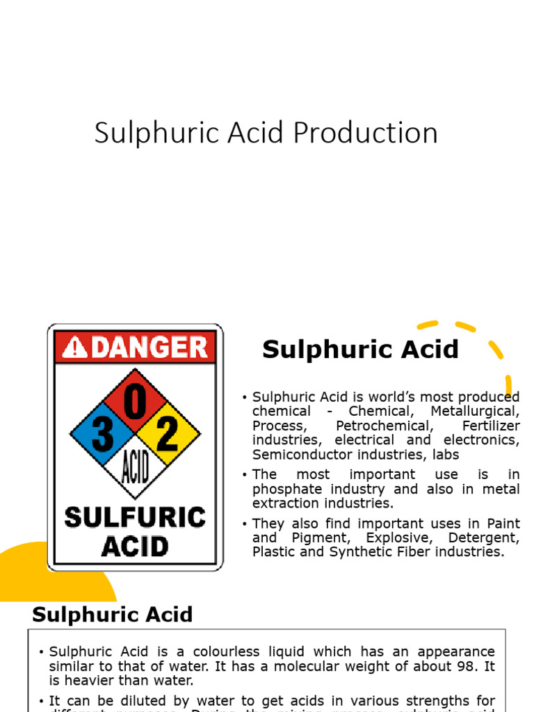234 429 Sulphuric Acid Production Pdf