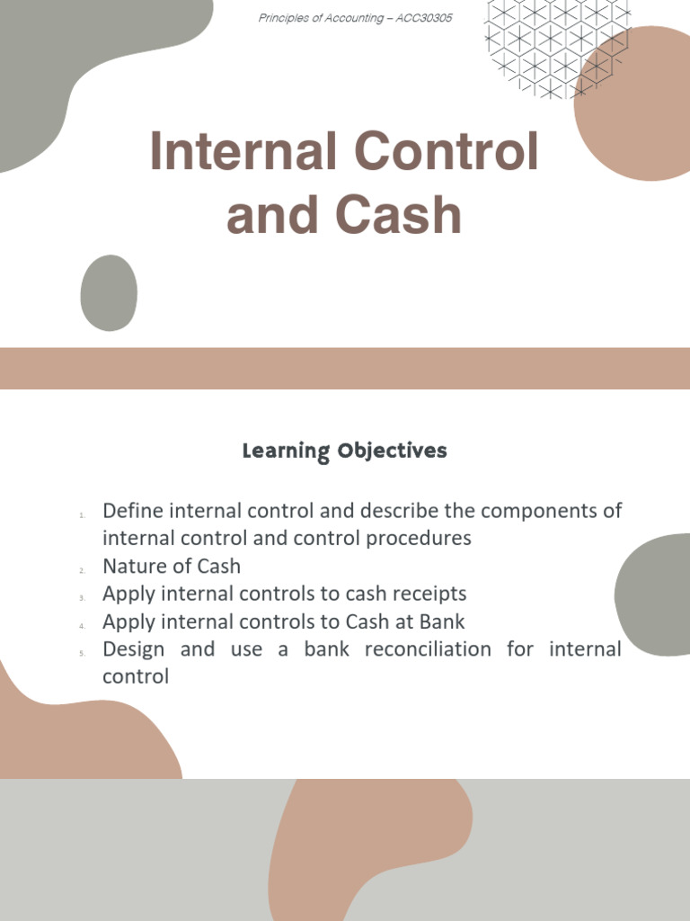 Topic 11 Internal Control and Cash | PDF