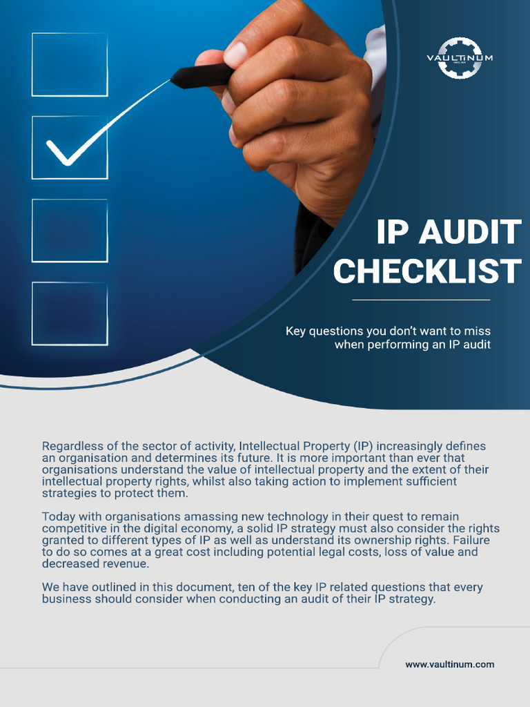 IP Audit Checklist | PDF