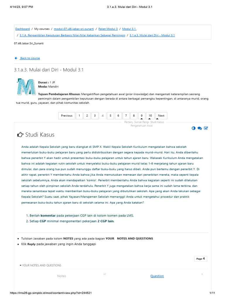 3.1.a.3. Mulai Dari Diri Modul 3.1 Hal 4 | PDF