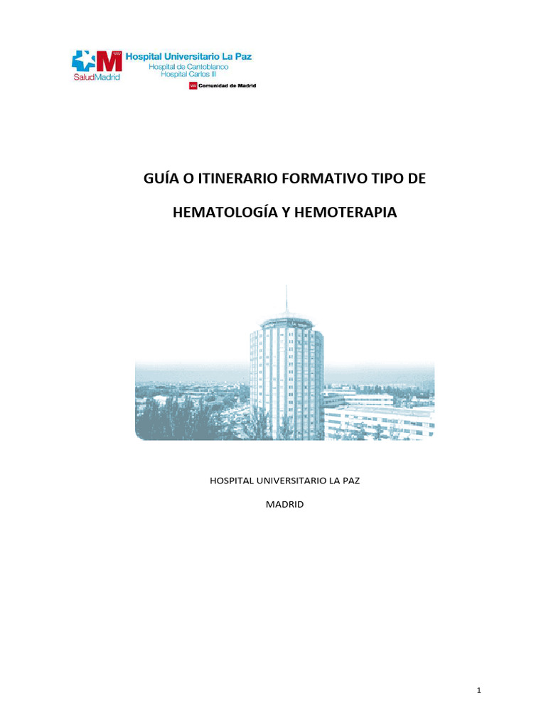 GIFT Hematolog_a y Hemoterapia | PDF