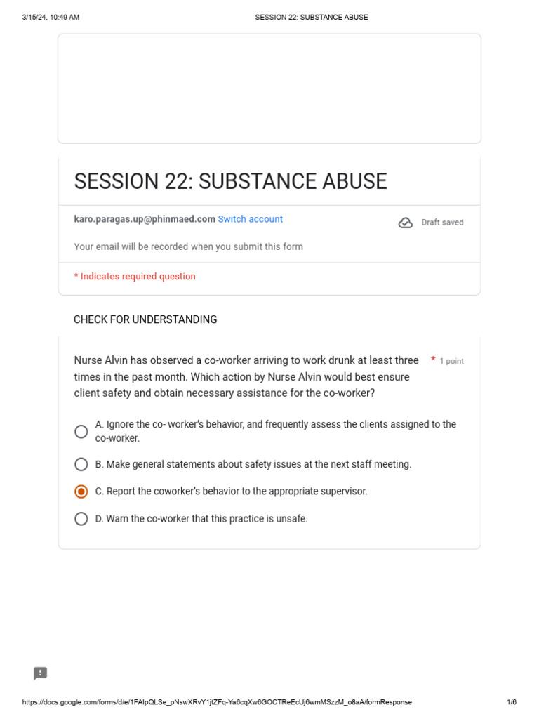 Session 22 Substance Abuse | PDF