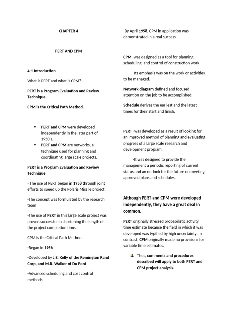 CHAPTER 4 Management Notes | PDF