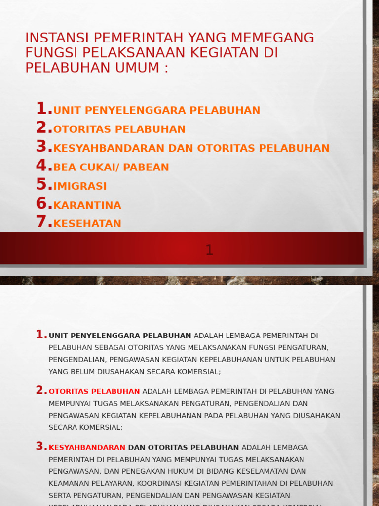 Materi 2b Pelaksana Kegiatan Pelabuhan Ok | PDF