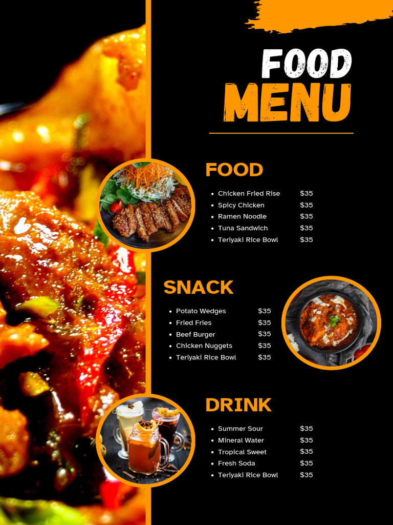 Contoh Buku Menu Resto | PDF