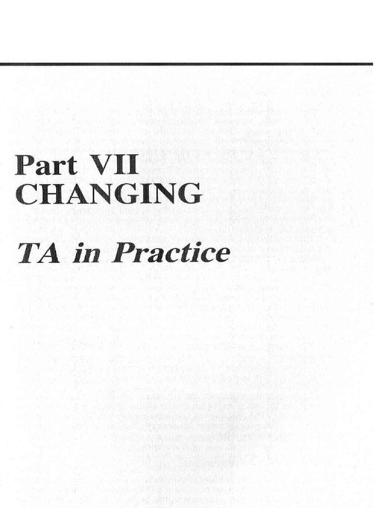 TA IN PRACTICE | PDF
