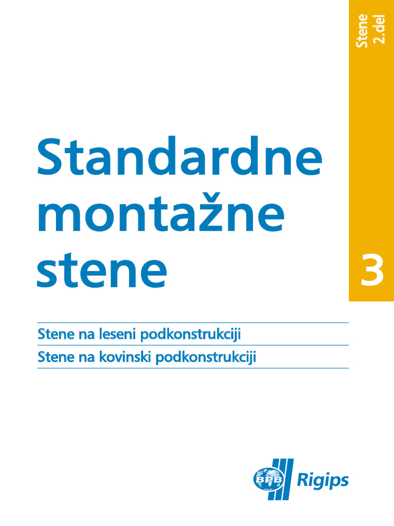Standarne Montažne Stene | PDF