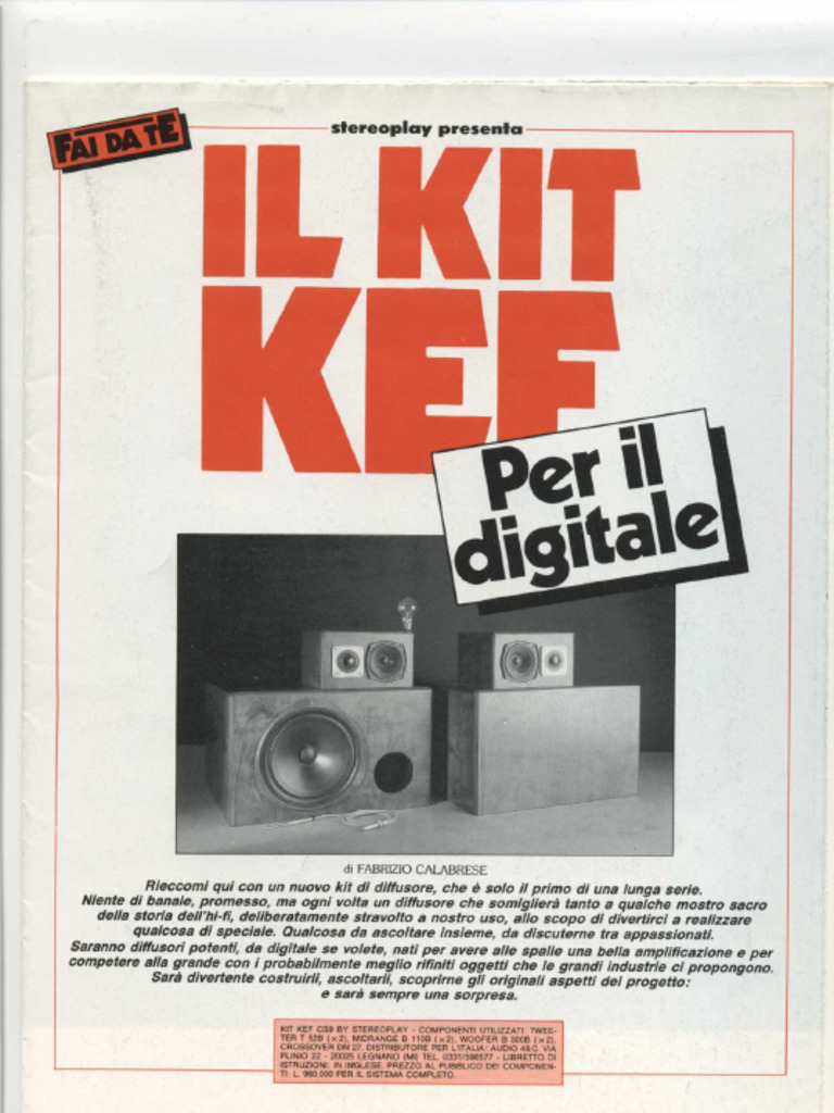 Stereoplay KIT KEF | PDF