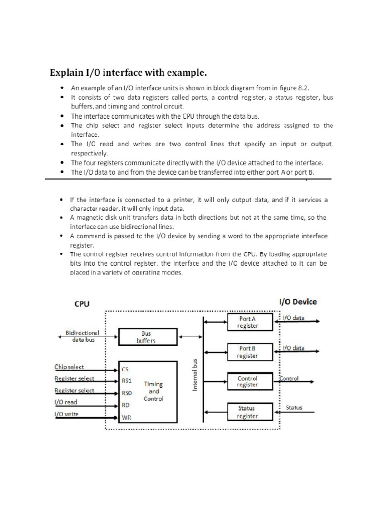 IO Interfacing | PDF