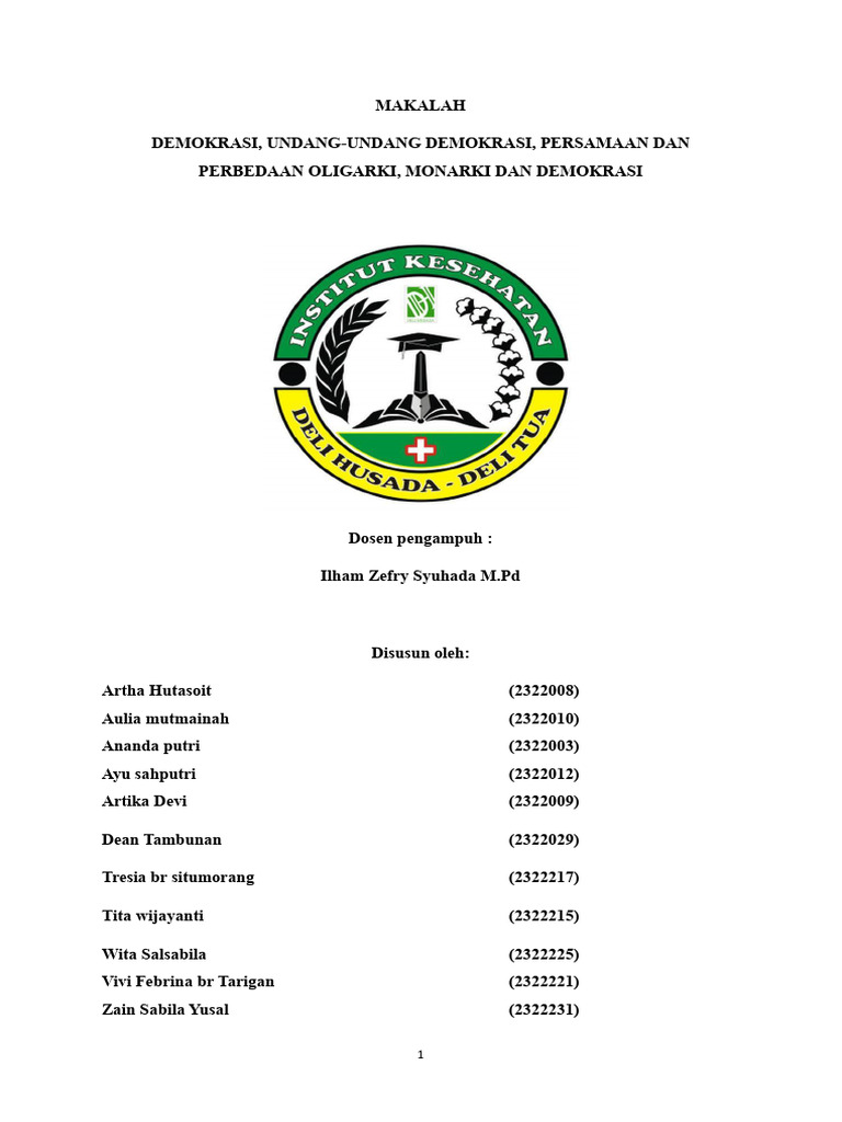 Makalah Kewarganegaraan Pak Ilham | PDF