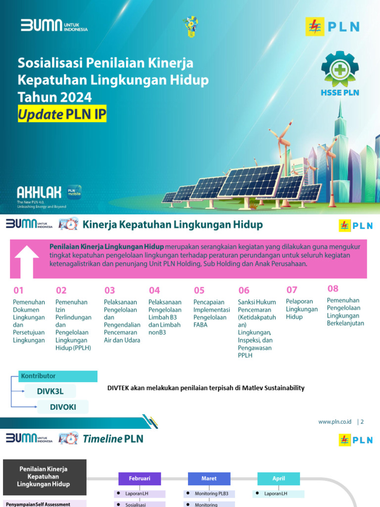 Sosialisasi Penilaian Kinerja Kepatuhan Lingkungan Hidup Tahun 2024 ...