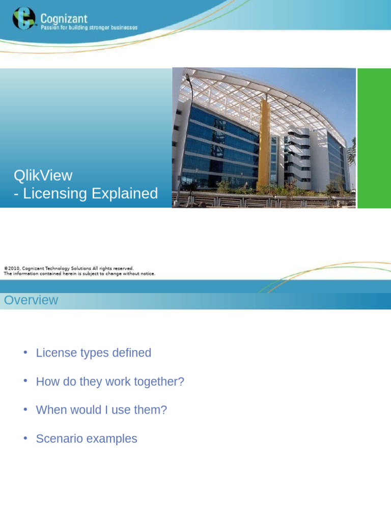 9 - QlikView Licensing Overview | PDF