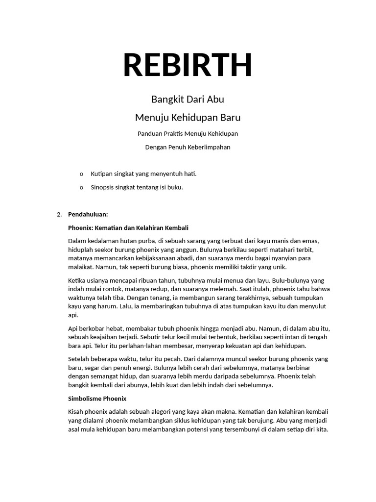 REBIRTH | PDF
