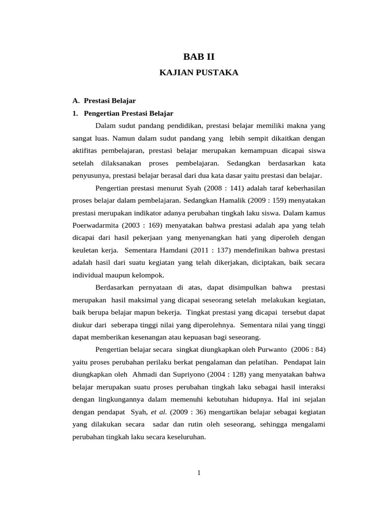 Bab II Proposal | PDF