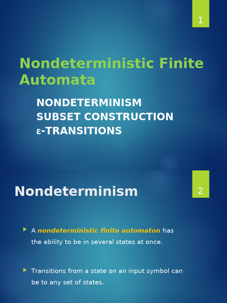 Nondeterministic Finite Automata | PDF Nondeterministic Finite Automata | PDF