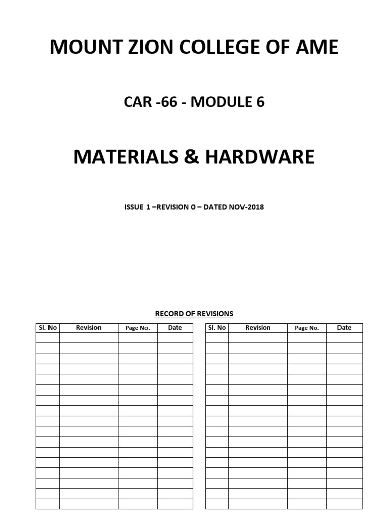 MODULE 6 (Training Notes) | PDF