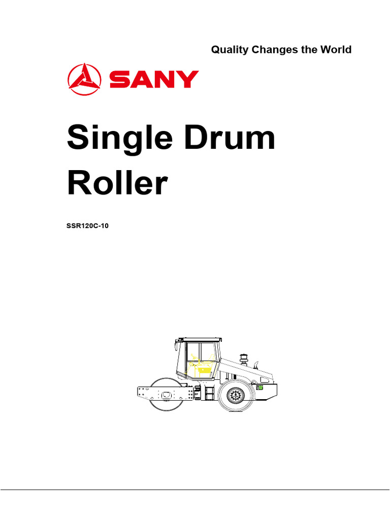 SCHEMATIC HYDRAULIC & ELECTRICAL SANY ssr120 | PDF