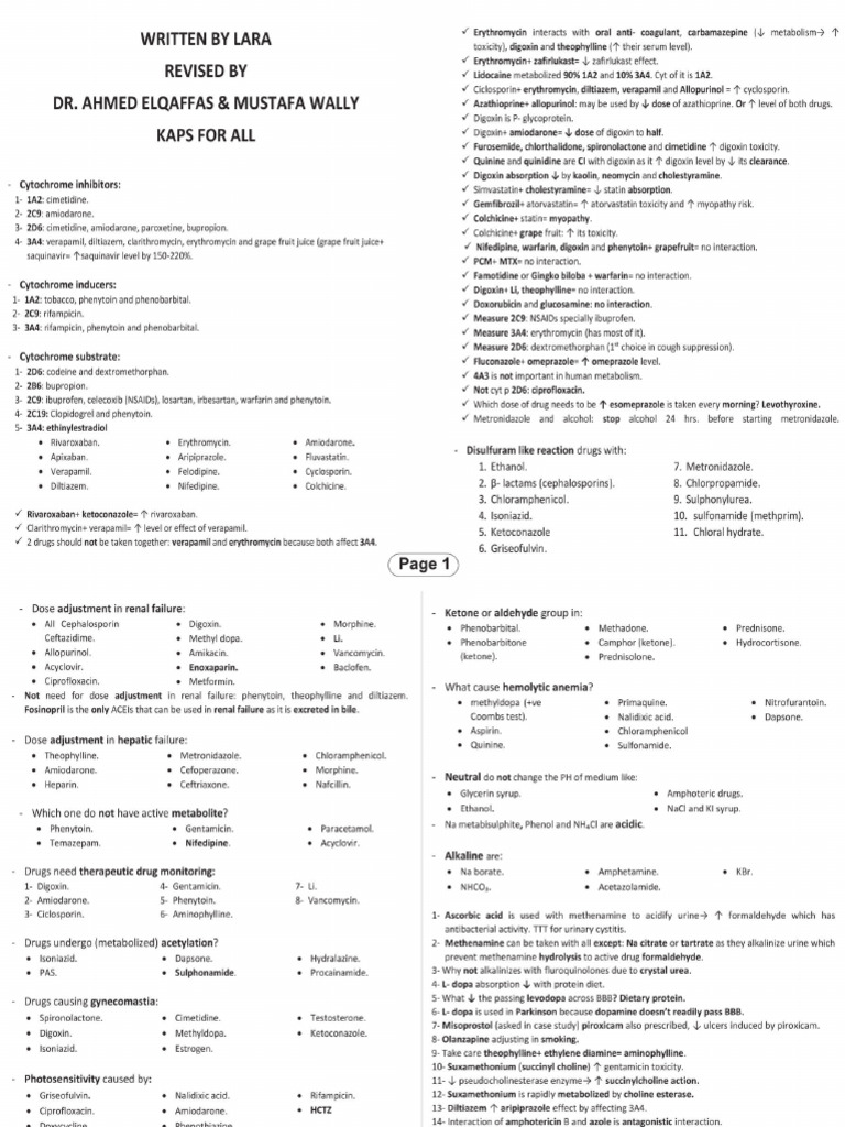 Lara Notes Pdf