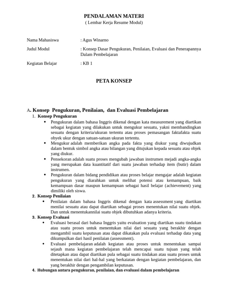 Resume Modul 4 KB 1 | PDF