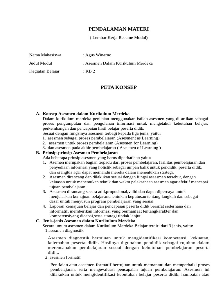 Resume Modul 4 KB 2 | PDF