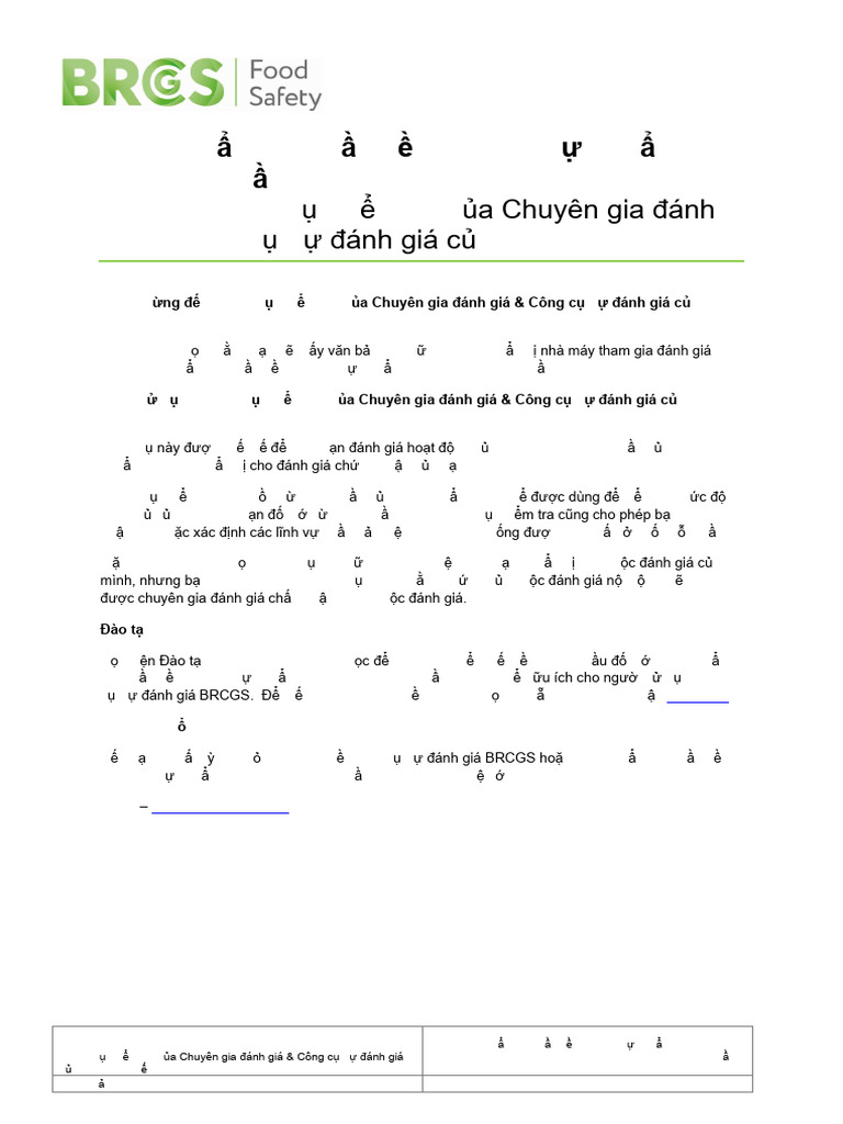 Extracted Pages From 4.checklist BRC V9 | PDF | Vietnam