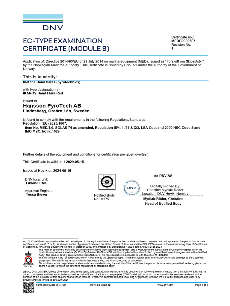 MEDB00005F3-revision1 (Hand Flare) | PDF