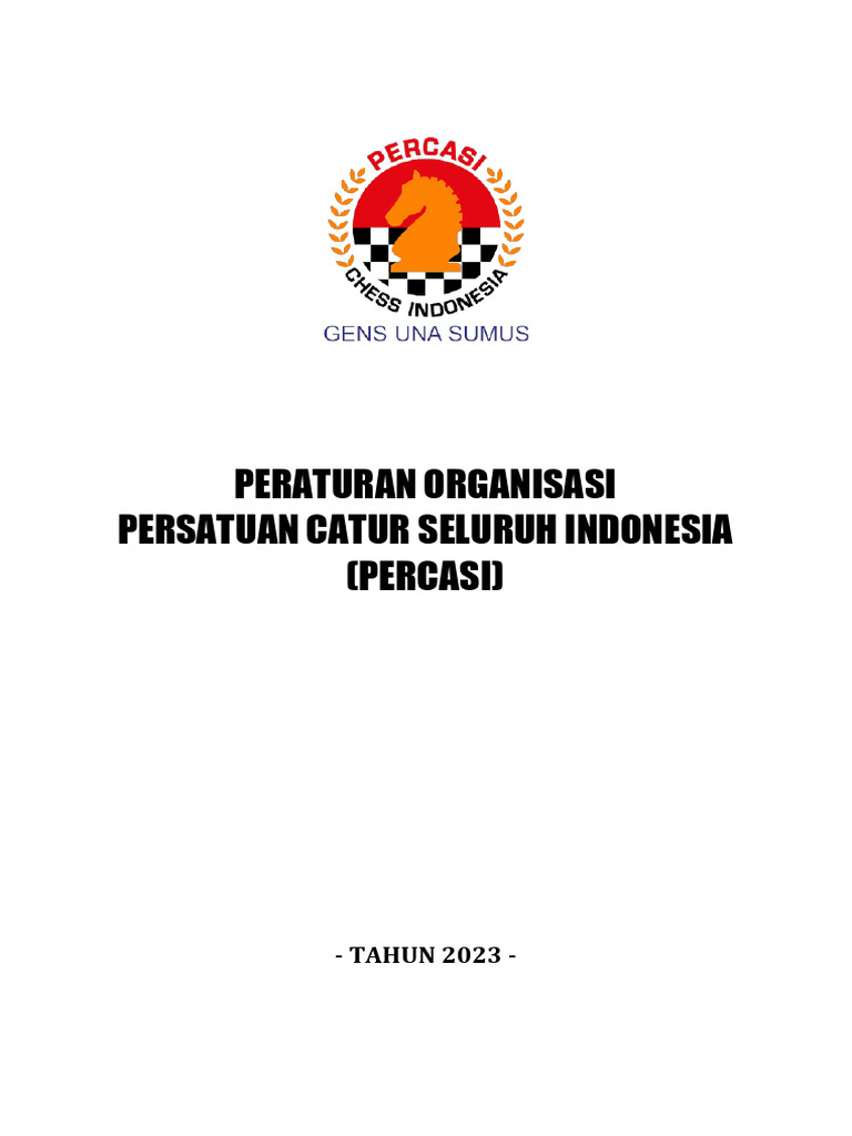 Binder1 PO PERCASI 2023 Full | PDF | Chess | Chess Titles