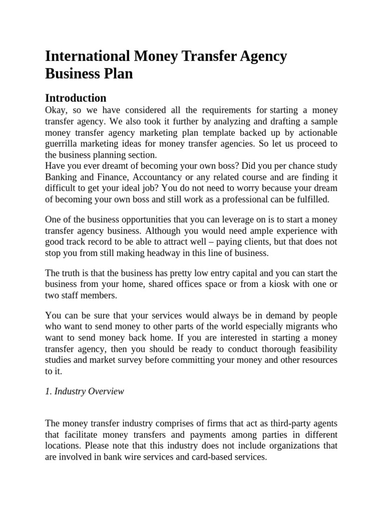 Money Transfer BP | PDF