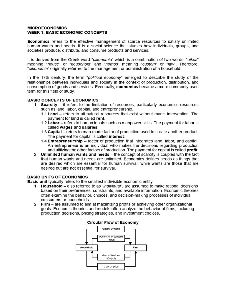 Chapter 1 - Basic Economic Concepts-3 | PDF