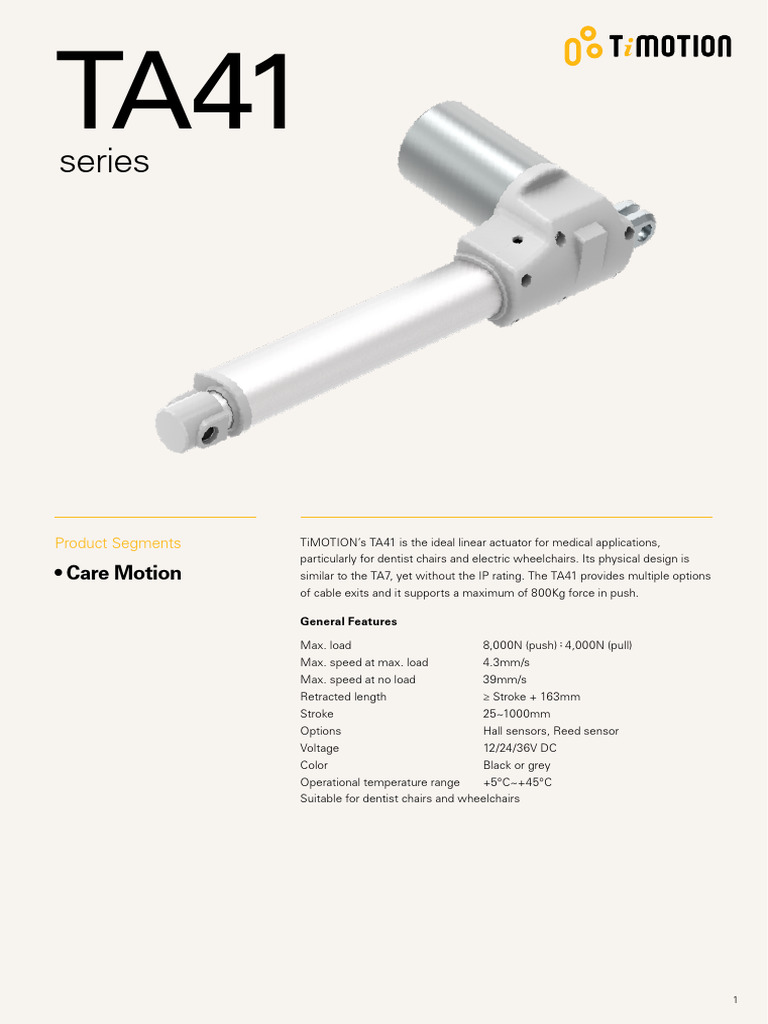 DataSheet TA41-G en | PDF