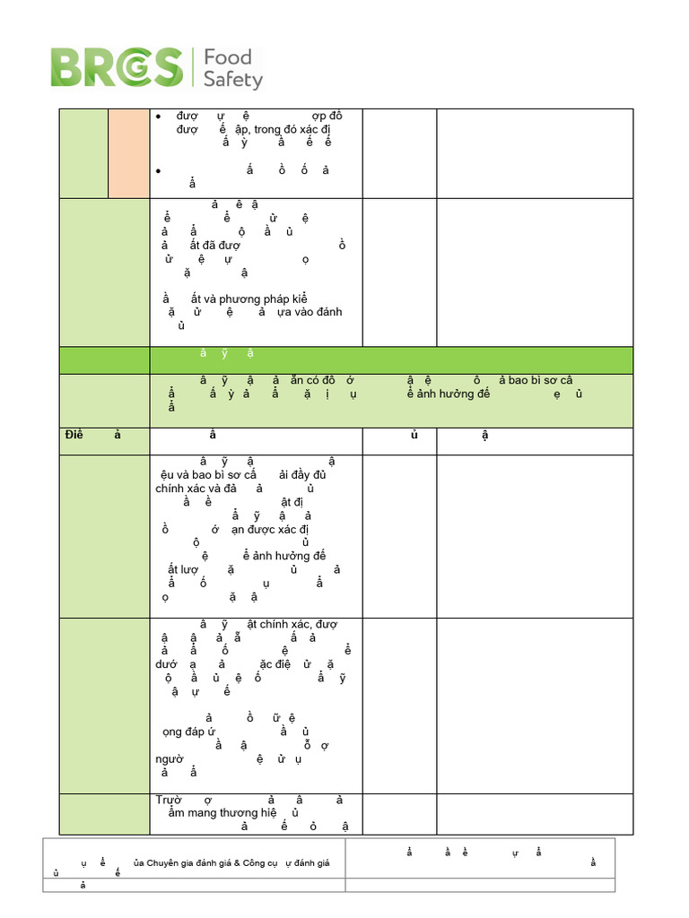 Extracted Pages From 4.checklist BRC V9kkkk | PDF | Vietnam
