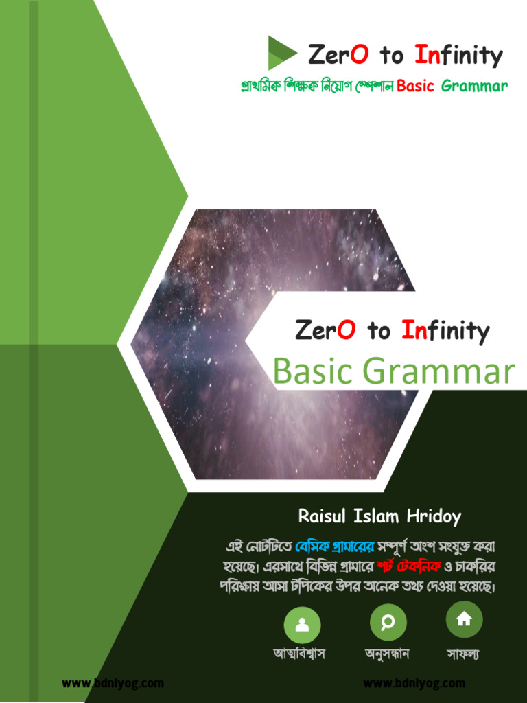 Zero to Infinity Basic English Grammar-[Bdniyog.com] | PDF