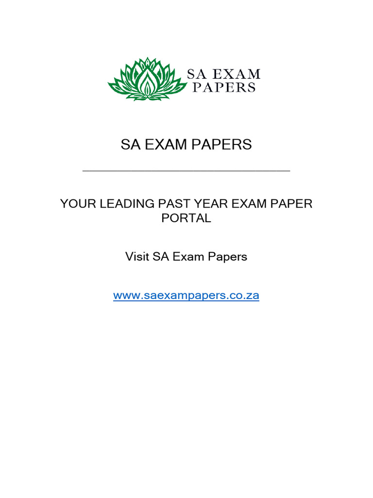 Afrikaans SAL P1 May June 2021 Limpopo | PDF | South African People ...