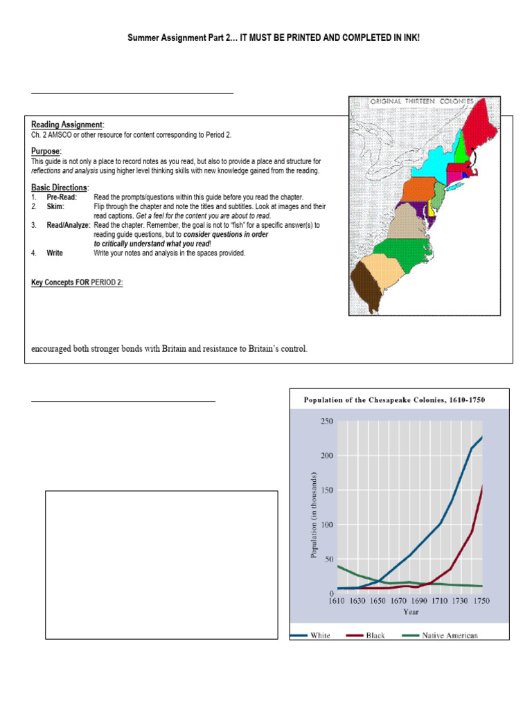 Amsco Chapter 2 Guide | PDF