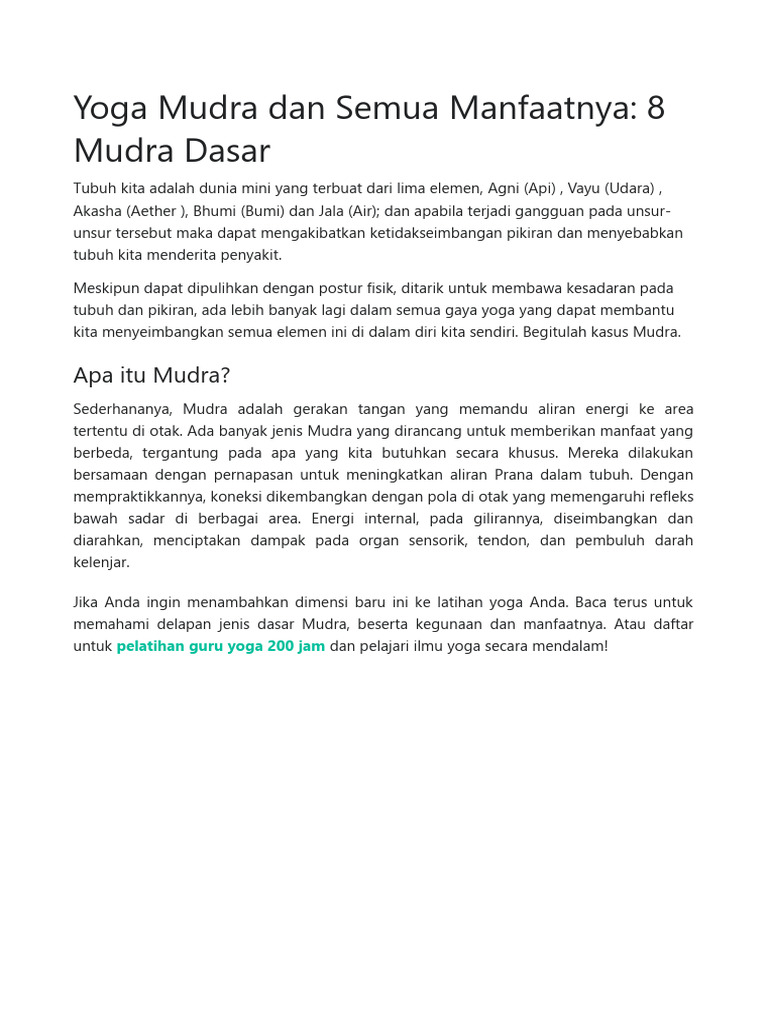 8 DASAR MUDRA-ID | PDF