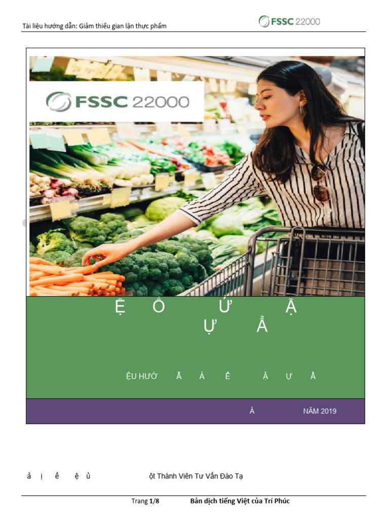 Tai Lieu Huong Dan Giam Thieu Gian Lan Thuc Pham | PDF