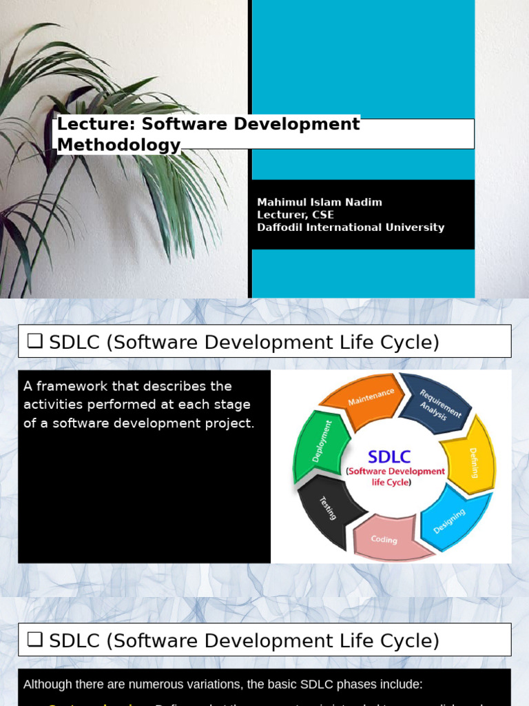 Lecture-2 - Software Development Methodology | PDF