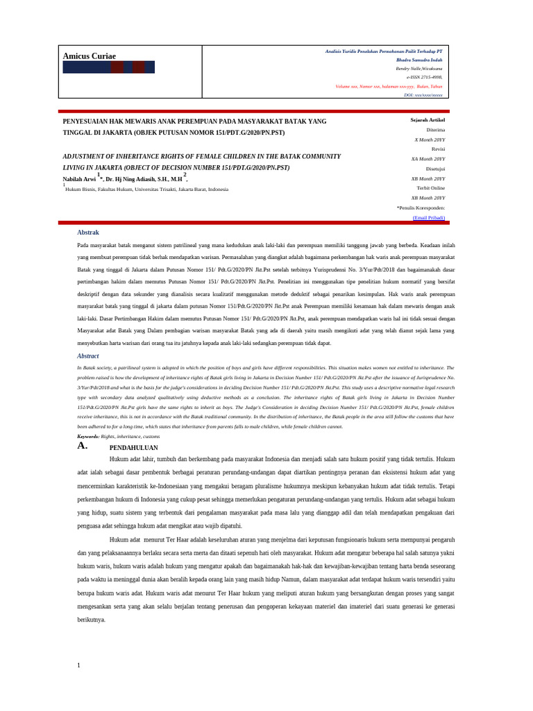 Jurnal Nabilah Arwi | PDF