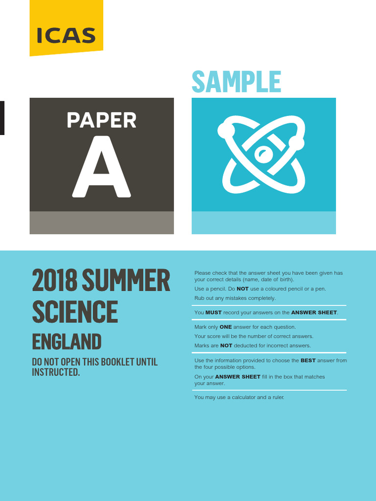 UNSW Sample Science Paper A | PDF