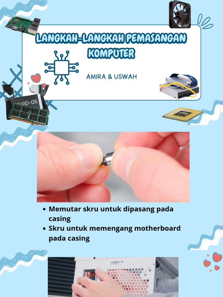 Langkah-Langkah Pemasangan Komputer | PDF