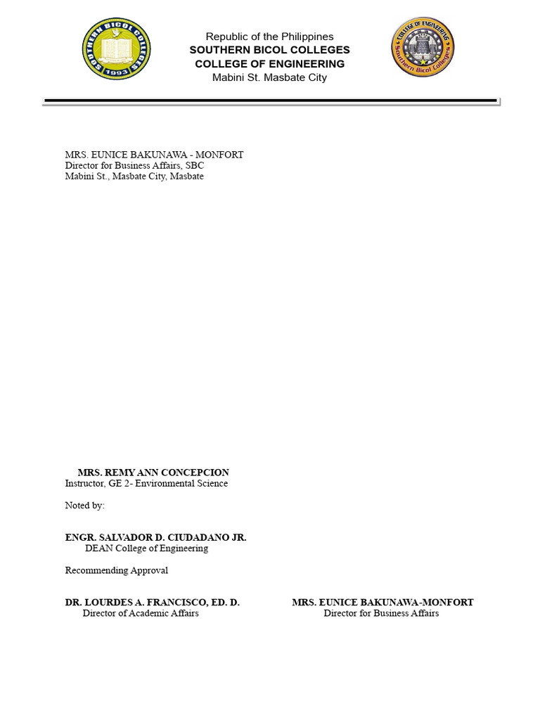 Ge3 Coastal Cleanup and Walking Field Trip Final | PDF