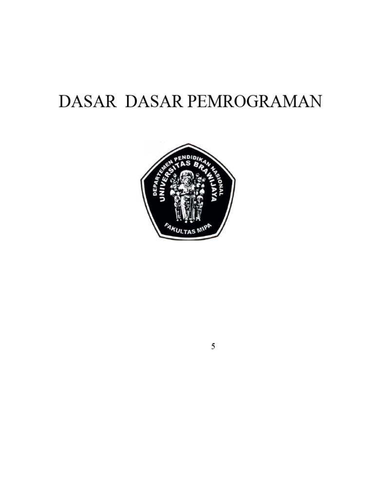 2015 Praktikum Dasar-Dasar Pemrograman Samingun H | PDF