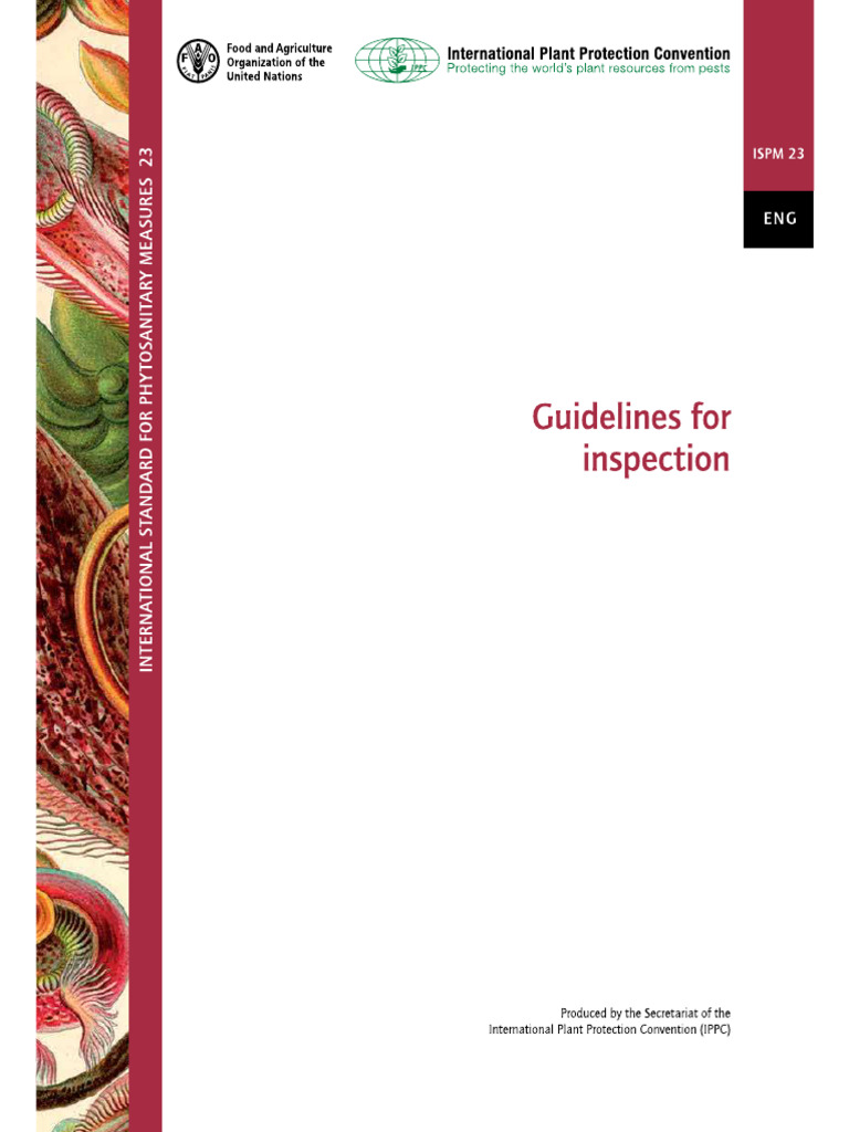 ISPM 23 Guidelines For Inspection | PDF