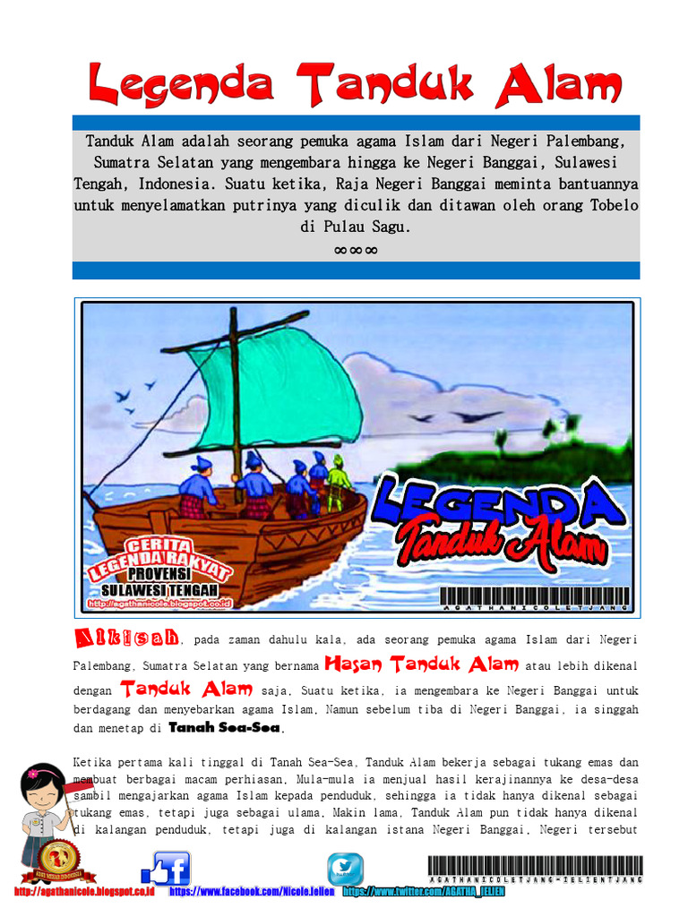 Legenda Sulawesi Tengah - Legenda Tanduk Alam | PDF