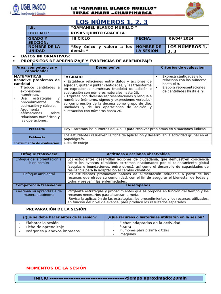 09-04-2024, Los Numeros 123 | PDF